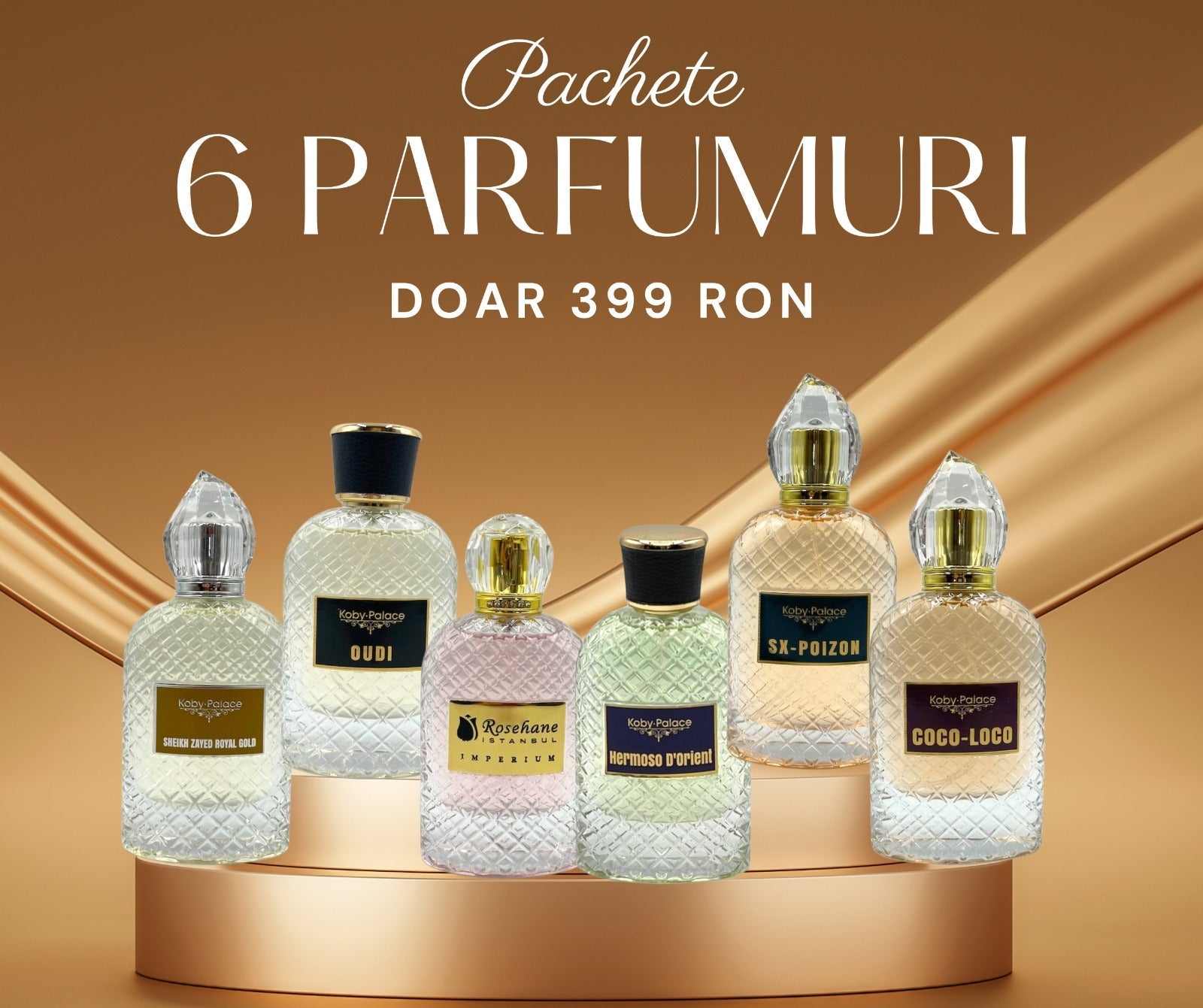 SIX PACK Box: OFERTA 6 parfumuri, 100 ml fiecare, apa de parfum – Koby ...